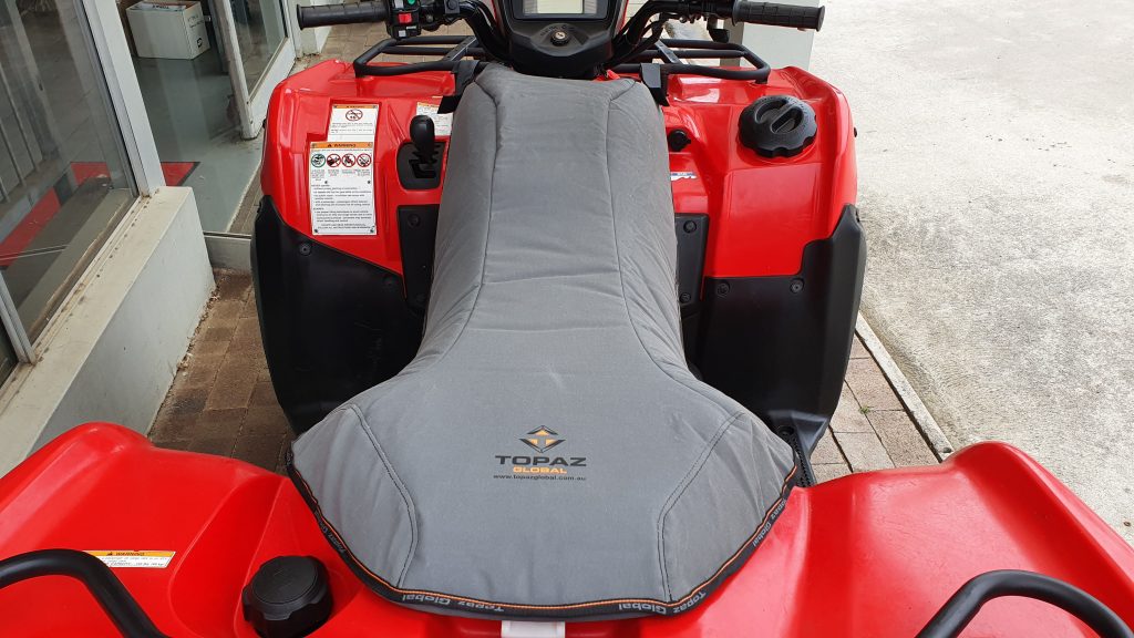 All-in-One Padded Canvas Seat and Tank Cover to suit Suzuki LTA/LTF 450/500/700/750 KINGQUAD ...